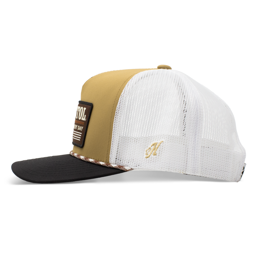 Hooey Resistol - Tan Patch Rope Trucker Cap